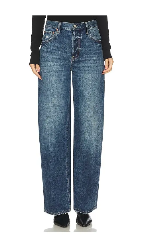 PISTOLA Tate High Rise Bowed Wide Leg Jeans - Fulton
