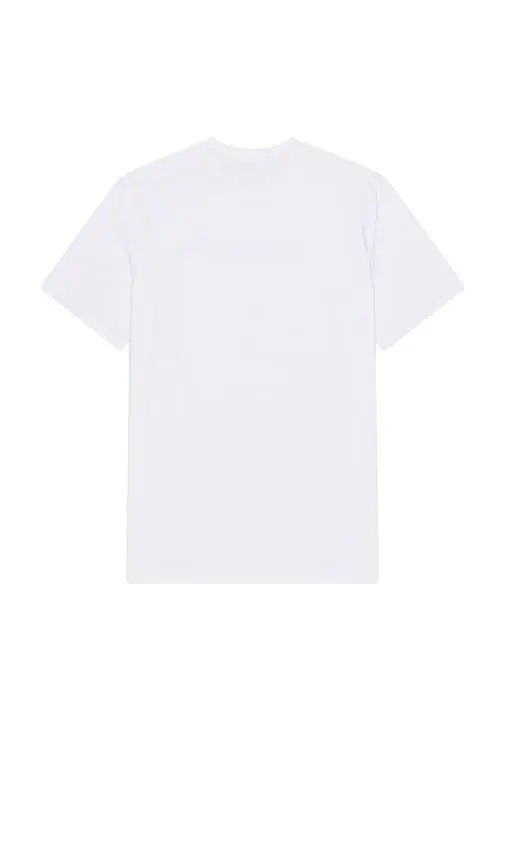 Calvin Klein Glitched Logo Tee In White