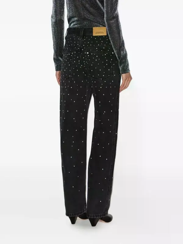 MARANT ETOILE Brinsa Gradient-studded Jeans