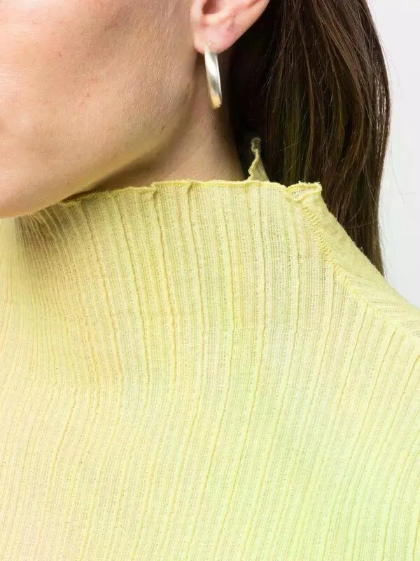 JIL SANDER Engraved-logo Hoop Earrings
