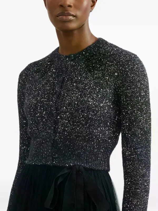 Erdem Floral-appliqué Cardigan