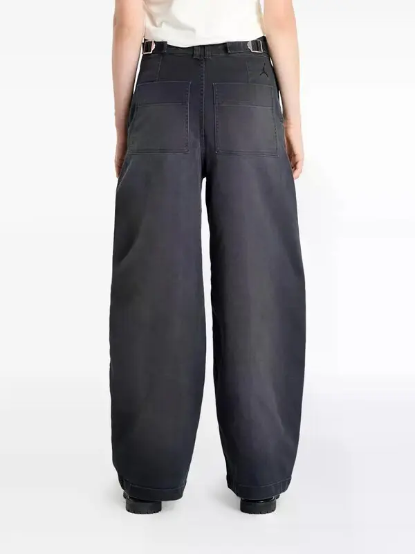 JORDAN Stretch-cotton Wide Leg Jeans