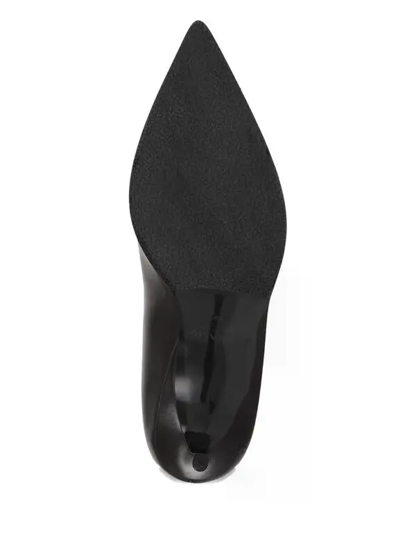 POTAMY 80mm Leather Knee-high Boots