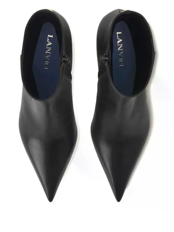 LANVIN Pointed-toe Sculpted-heel Ankle Boots