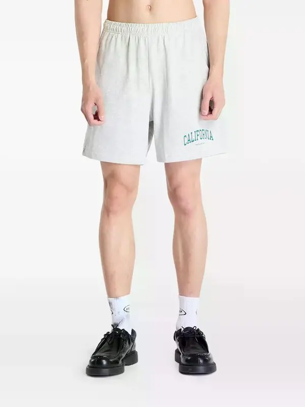 SPORTY & RICH Elasticated Gym Short