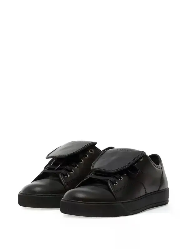 LANVIN Dbb1 Flap Leather Sneakers
