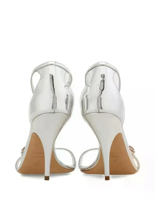 FERRAGAMO Flower-motif Crystal-embellished Sandals