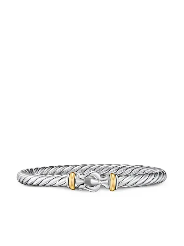 David Yurman Cable Flex Buckle Bracelet - Silver