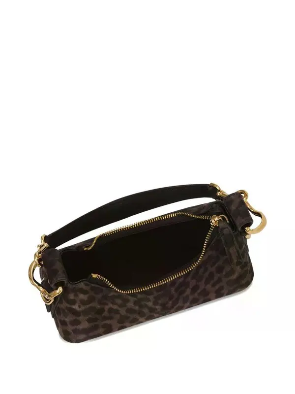 POTAMY Leopard Print Shoulder Bag - Brown