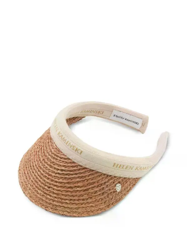 Helen Kaminski Bianca 8 Logo Visor - Neutrals