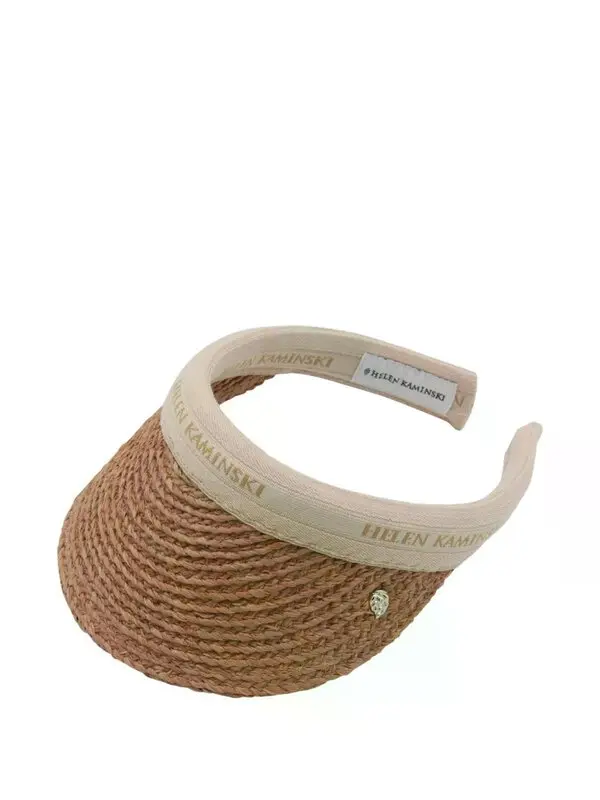 Helen Kaminski Bianca 8 Logo Visor - Neutrals
