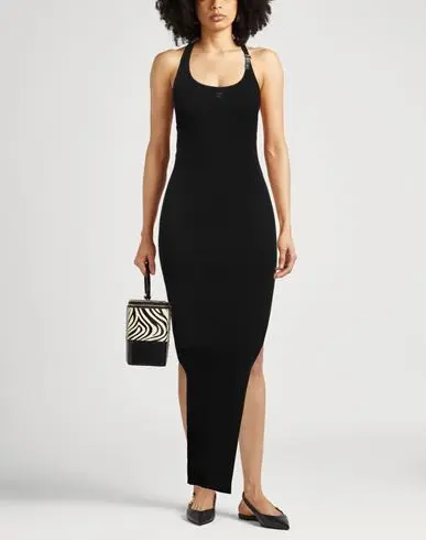 Courreges Rib Knit Suspender Dress - Black - 76% Off | Editorialist