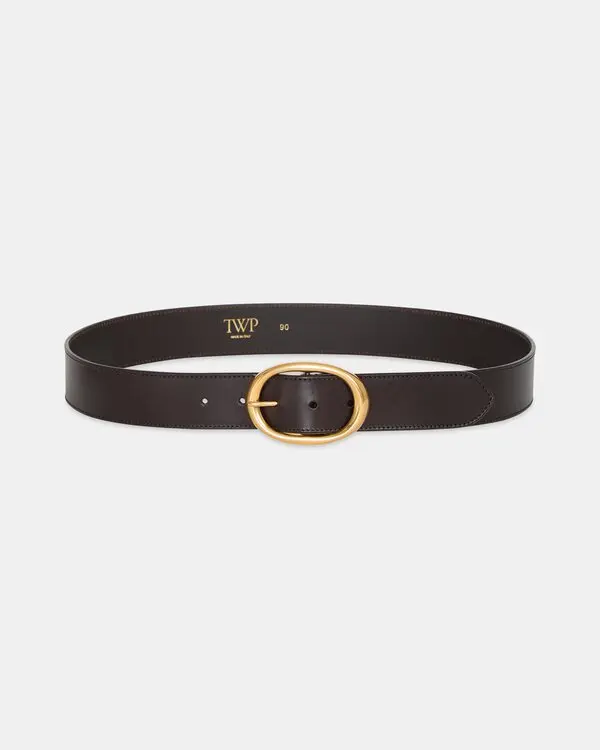 TWP Wide Leather Belt - Dakota