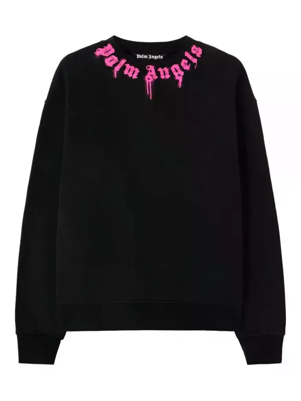 Palm Angels Logo Crew-neck Sweatshirt