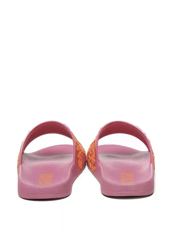 Versace Logo Detail Slides - Pink