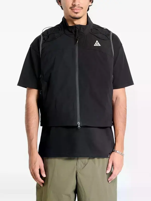 Nike Zip-detail Gilet - Black