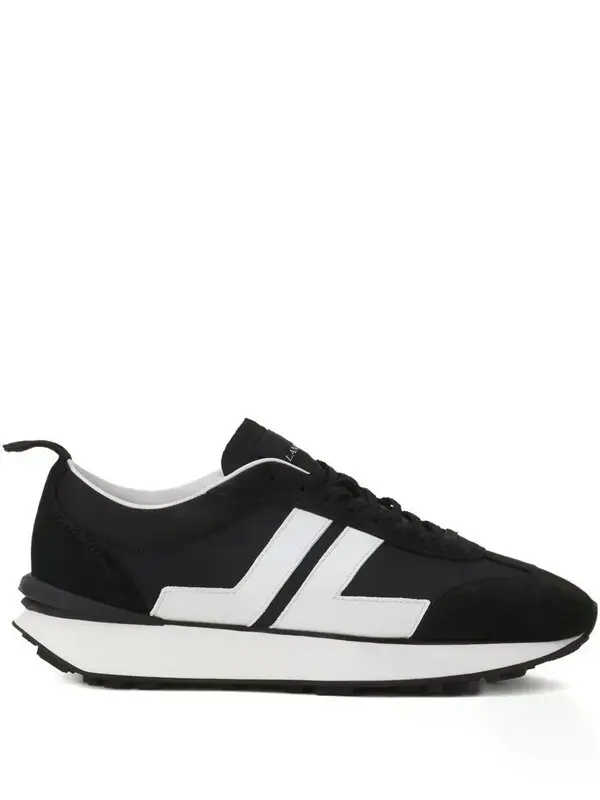 LANVIN Bumpr Stripe-panel Sneakers - Black