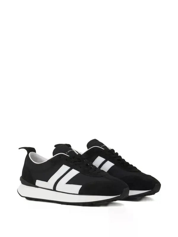 LANVIN Bumpr Stripe-panel Sneakers - Black