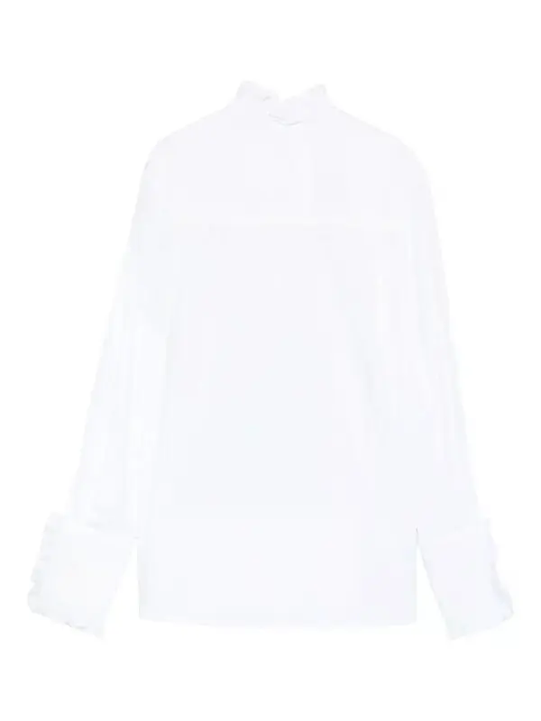 DRHOPE Ruffled Trim Shirt
