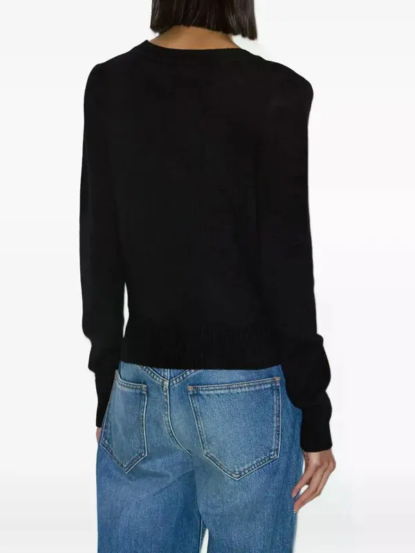 MARANT ETOILE Abelle Embroidered-logo Sweater