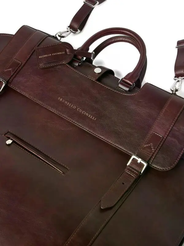 Brunello Cucinelli Leather Suit Holder