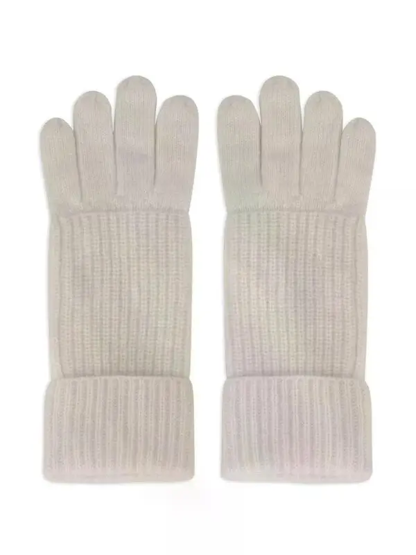 POTAMY Ribbed Knit Gloves - Neutrals
