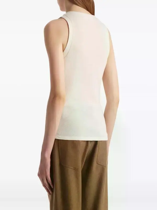 Khaite Isha Sleeveless Top - Neutrals
