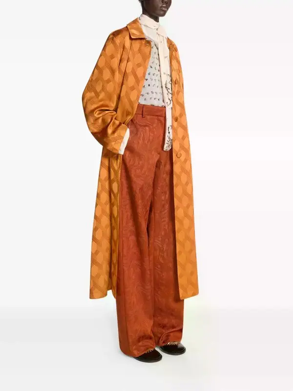 Dries Van Noten Patterned Jacquard Coat