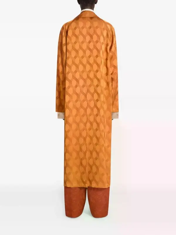 Dries Van Noten Patterned Jacquard Coat