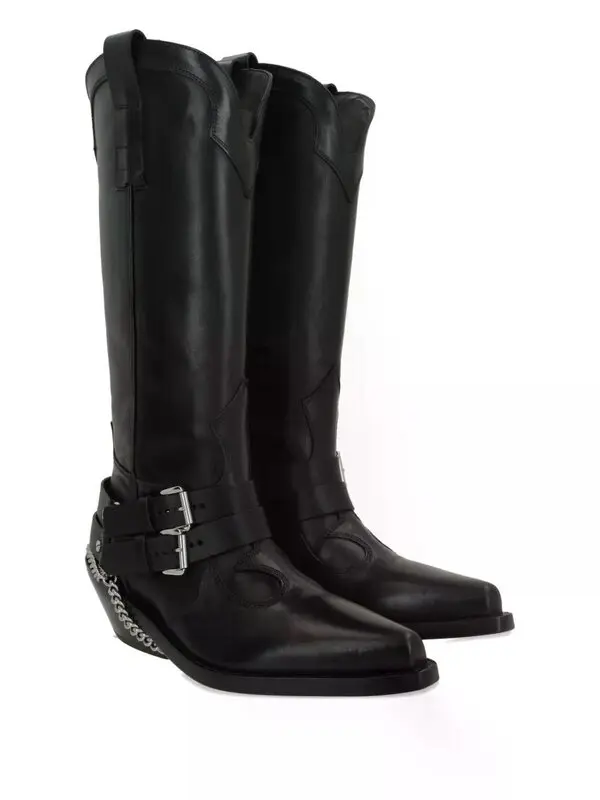 ANN DEMEULEMEESTER Leather Boots