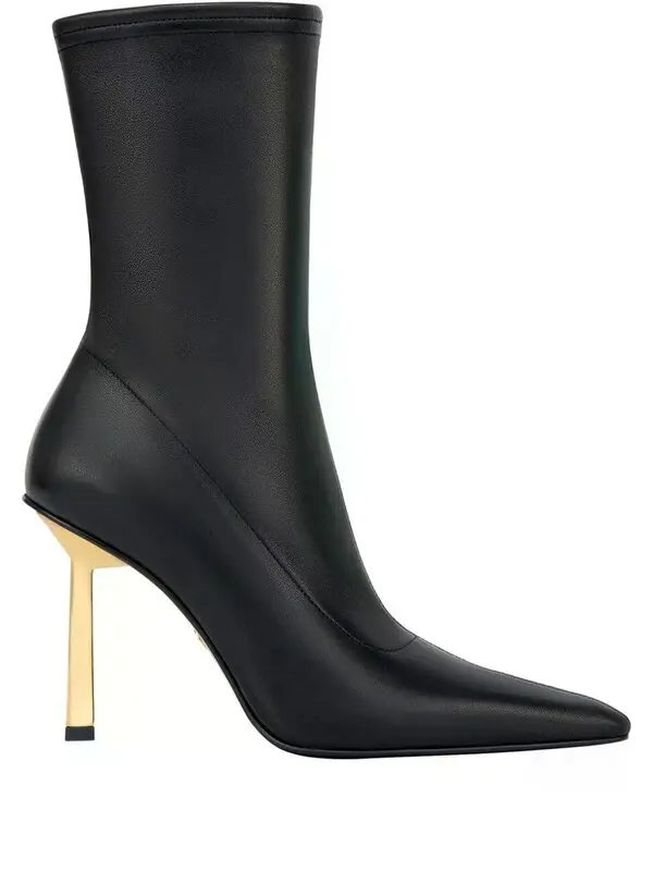 POTAMY Leather Ankle Boots
