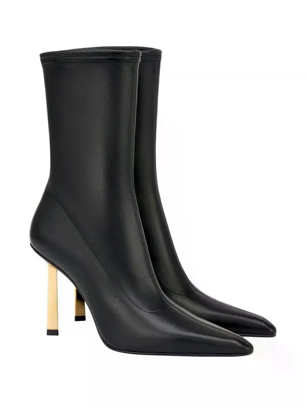 POTAMY Leather Ankle Boots