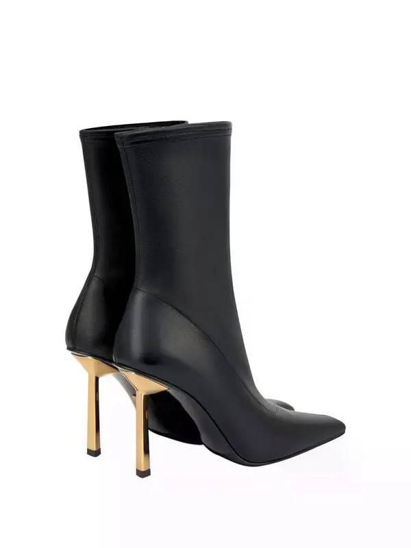 POTAMY Leather Ankle Boots