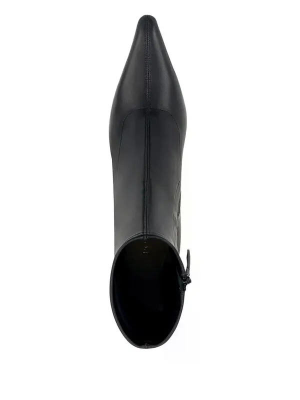 POTAMY Leather Ankle Boots