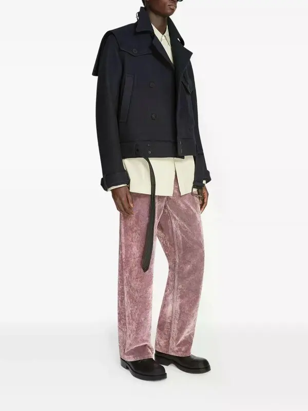 Dries Van Noten Double-breasted Belted Coat