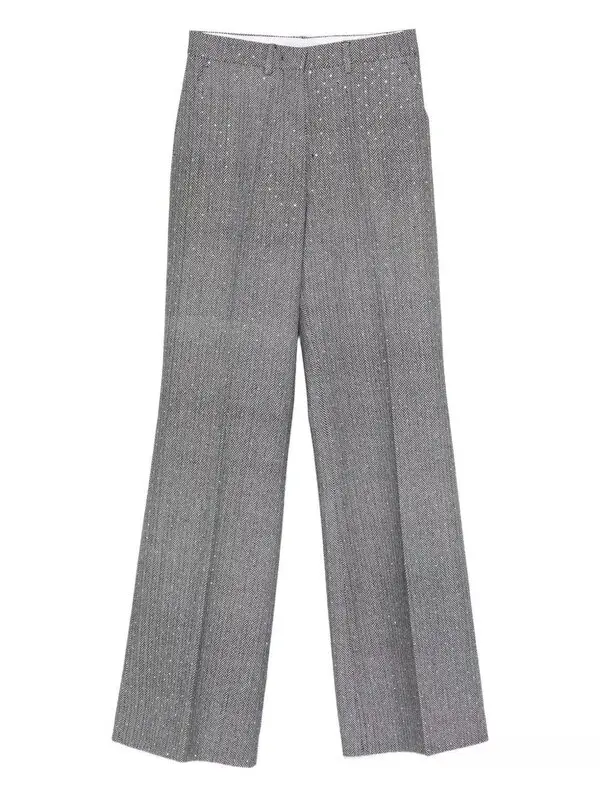 MANUEL RITZ Chevron Patterned Trousers