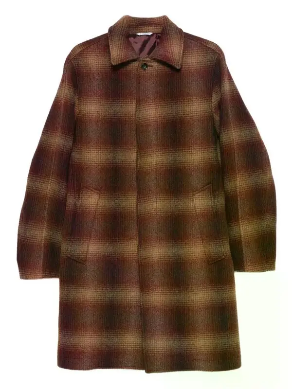 MANUEL RITZ Checked Wool Coat