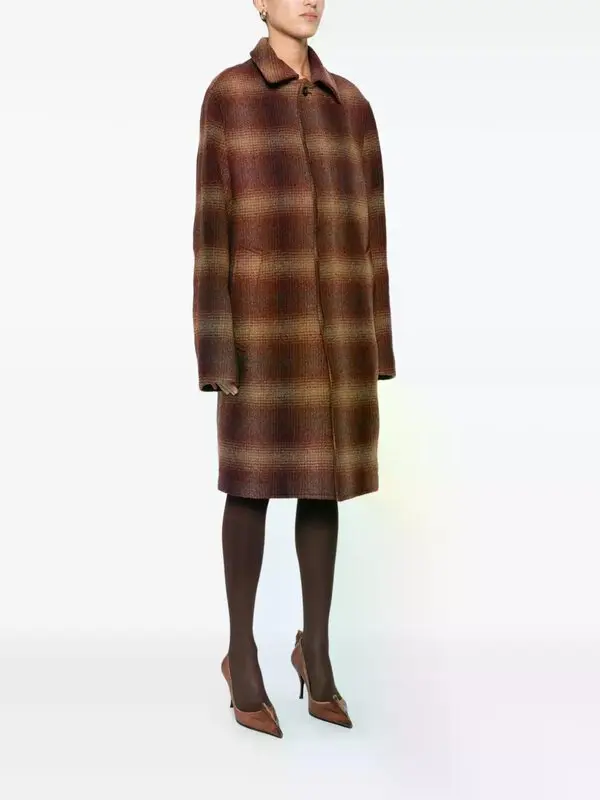 MANUEL RITZ Checked Wool Coat