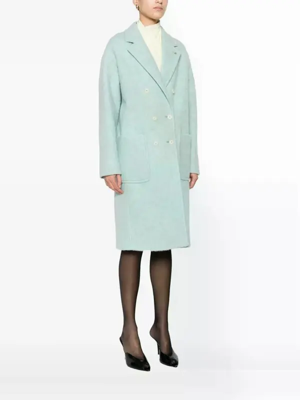 MANUEL RITZ Patch-pocket Double-breasted Coat