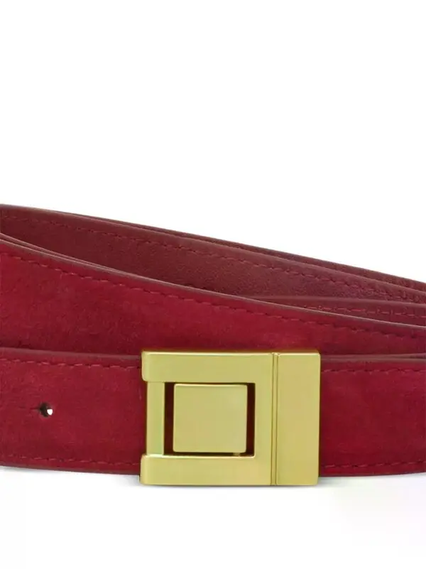 POTAMY Suede Buckle Belt