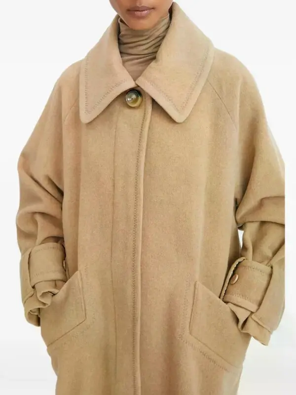 Rodebjer Belted Wool-blend Coat