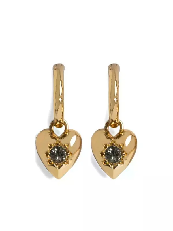 Zadig&Voltaire Heartbreaker Loop Earrings - Gold