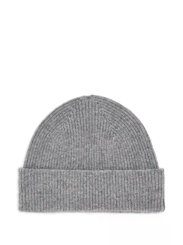 Zegna Ribbed Knit Hat - Grey