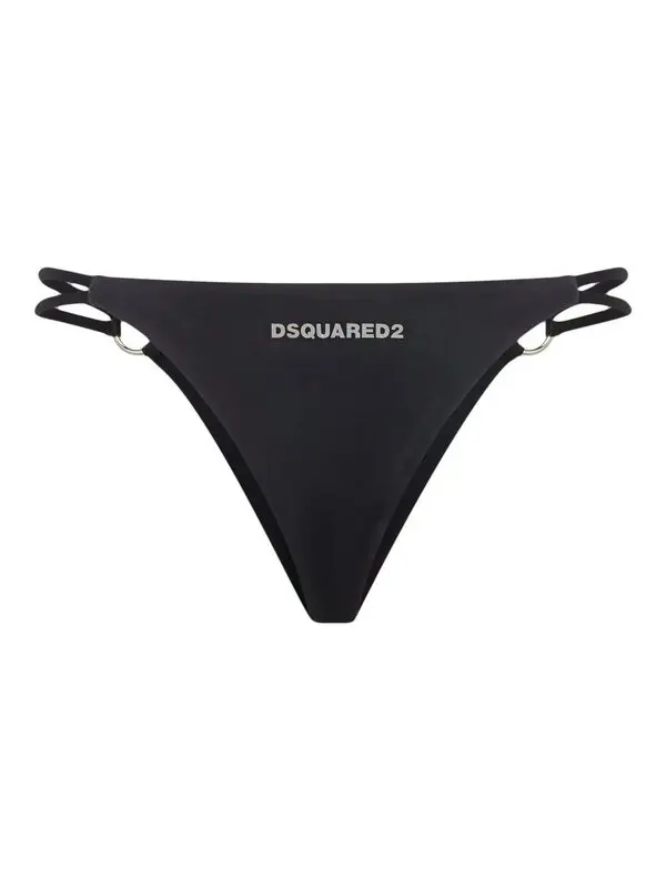 Dsquared2 Bondage Logo-print Bikini Bottom