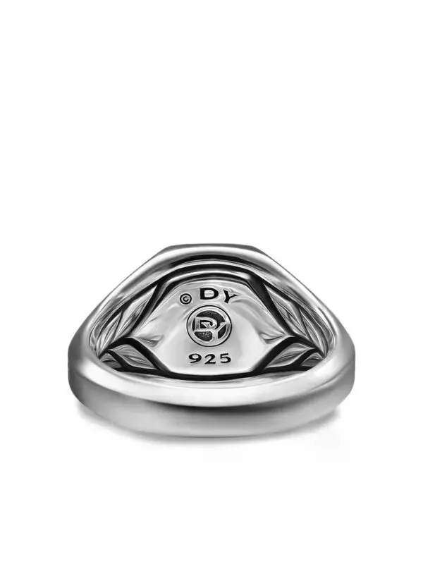 David Yurman Sterling Pietersite Signet Ring - Silver