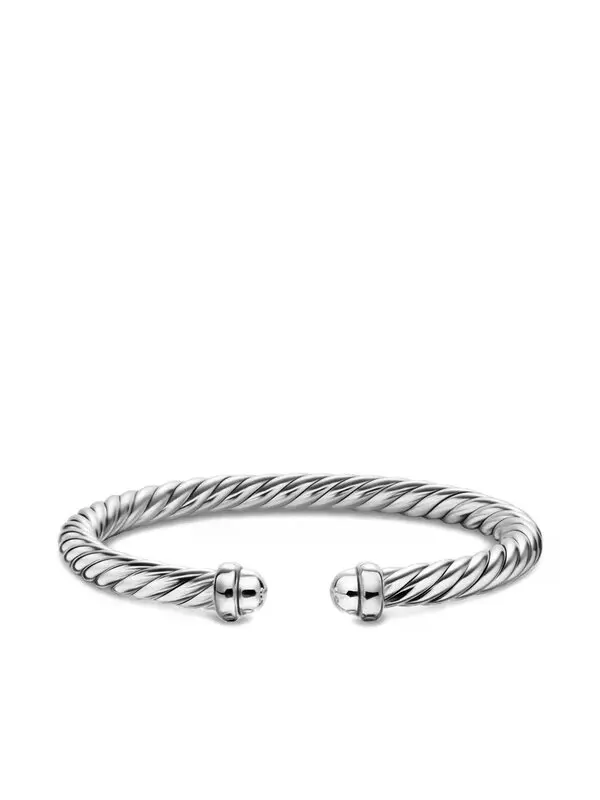 David Yurman Sterling Cable Flex Cuff Bracelet