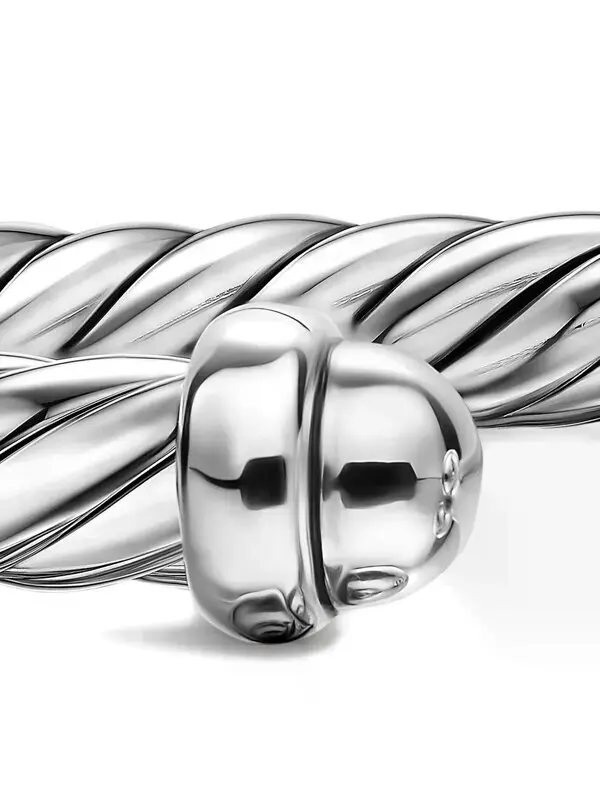 David Yurman Sterling Cable Flex Cuff Bracelet