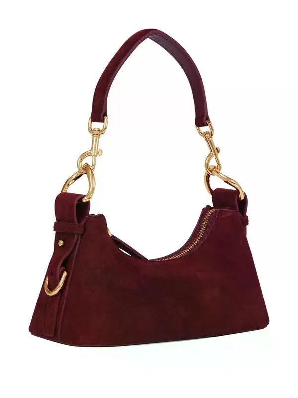 POTAMY Suede Shoulder Bag