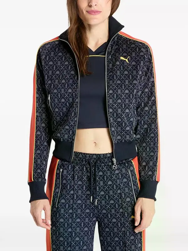 PUMA Patterned Zip Track Jacket