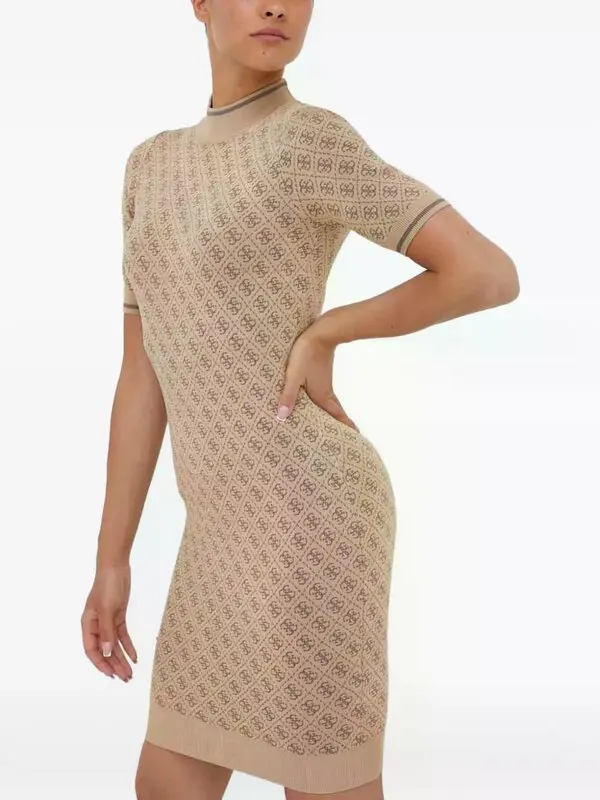 Guess 4g Jacquard Mini Dress